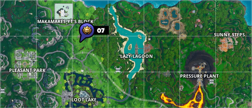 ️ Ubicación de Fortbyte 07: accesible mediante el uso del emoticón ...