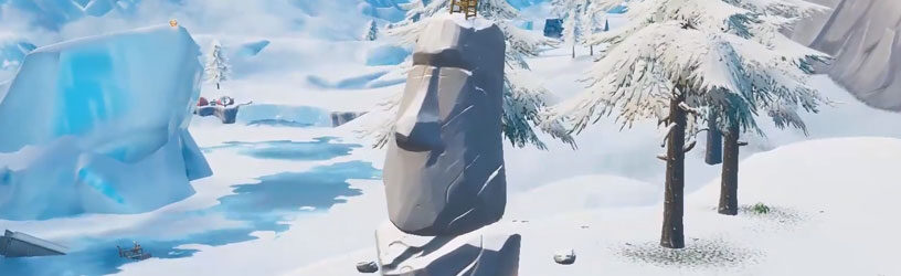 ️ Fortnite Basement Film Camera, Snowy Stone Head y Flashy Gold Big Rig ...